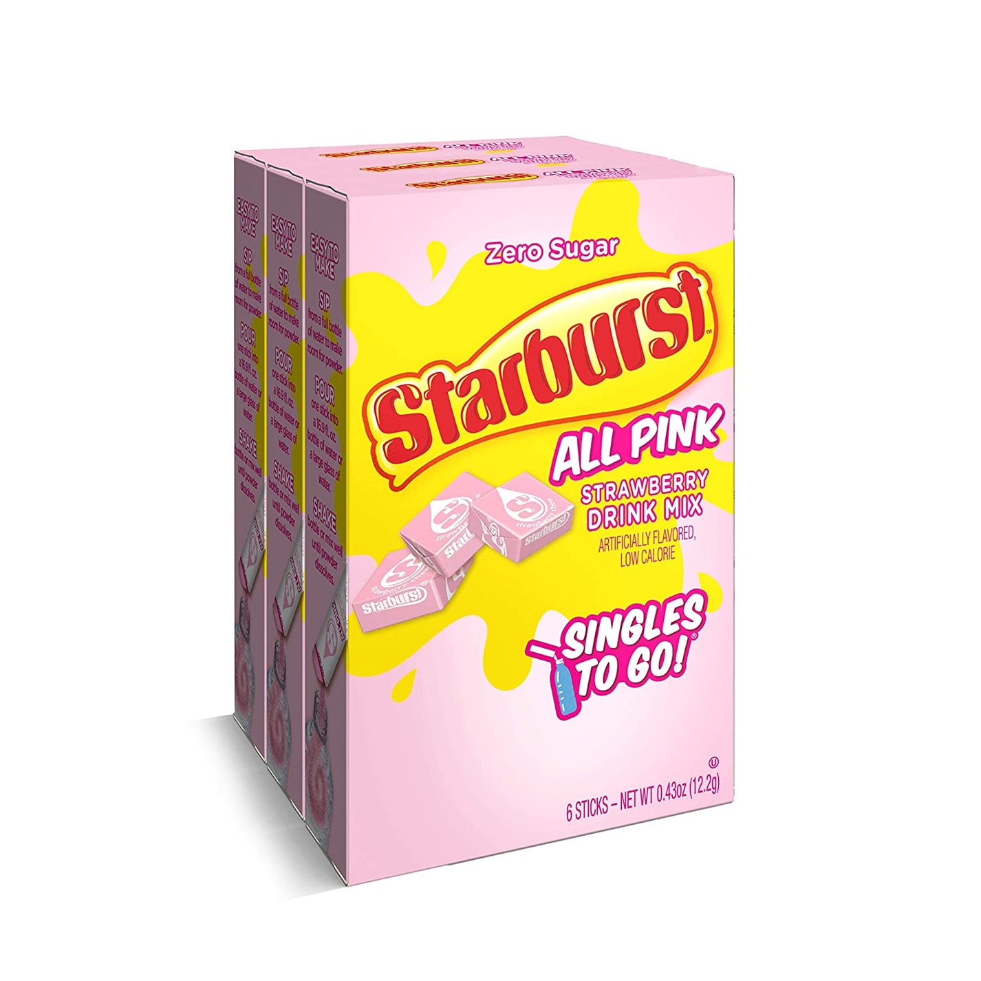 Add a burst of flavor to your water with Starburst’s all-pink strawber ...