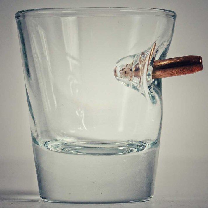 Shot Glass With Real Bullet – OddGifts.com