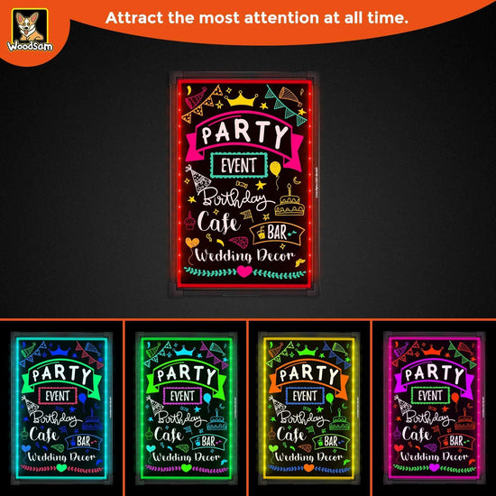 Erasable Neon Message Board – Odd Gifts.com