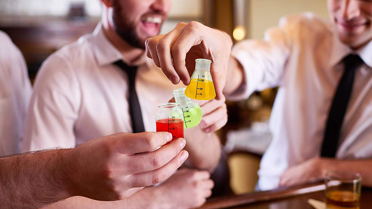 Set of 4 Lab Shot Glasses – Odd Gifts.com