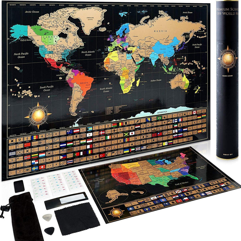World Scratch Map – OddGifts.com