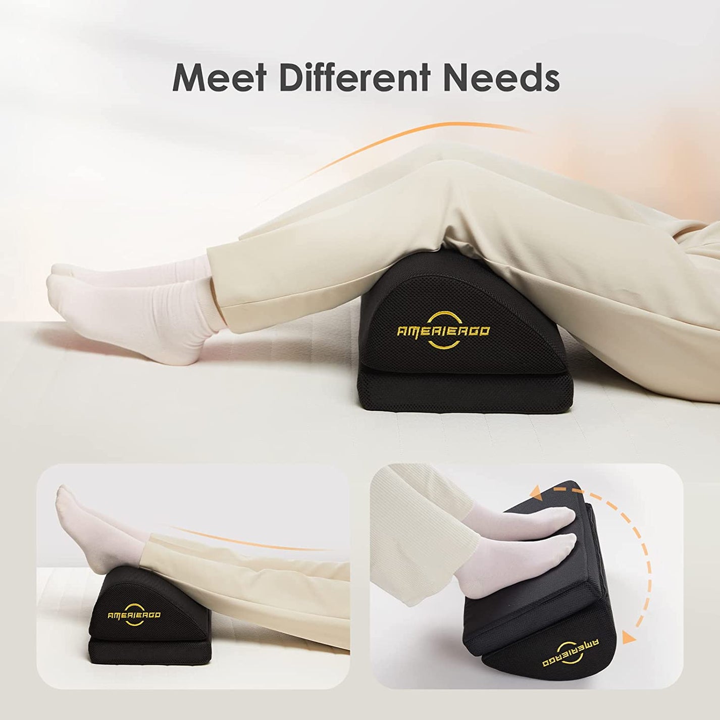 Get relief for your feet with this adjustable footrest. – OddGifts.com