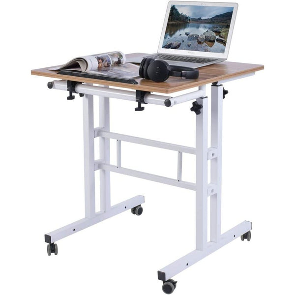 Stay healthy and comfortable with this adjustable standing desk ...
